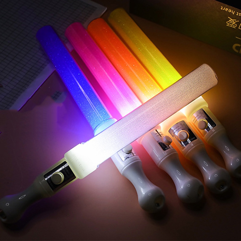 LED fluorescent stick, luminous short stick, flashing stick, props ...