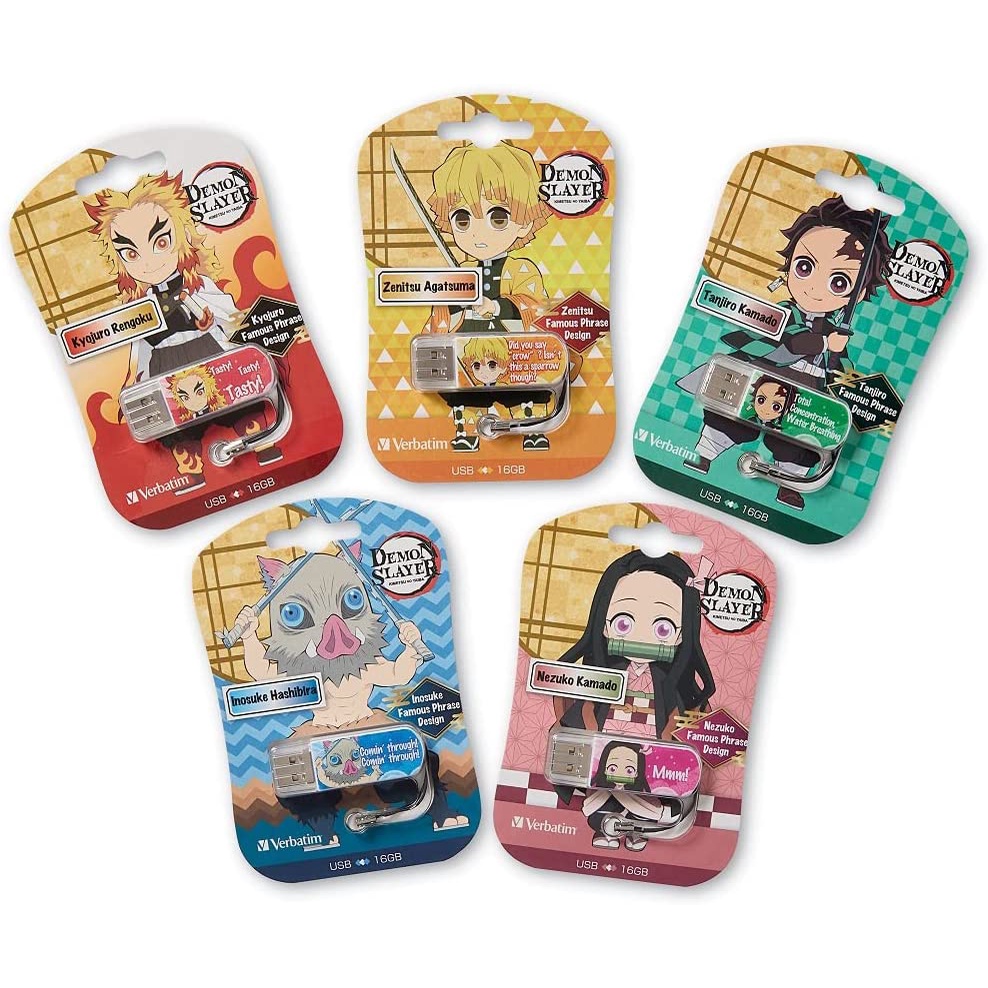 Verbatim Officially Licensed Limited Edition - Demon Slayer: Kimetsu no ...