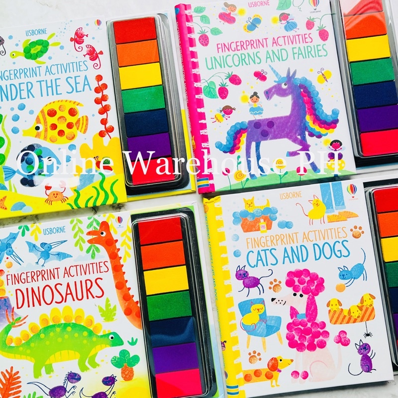 Usborne Fingerprint Activities - Fun Activities! (On-hand and Ready to ...