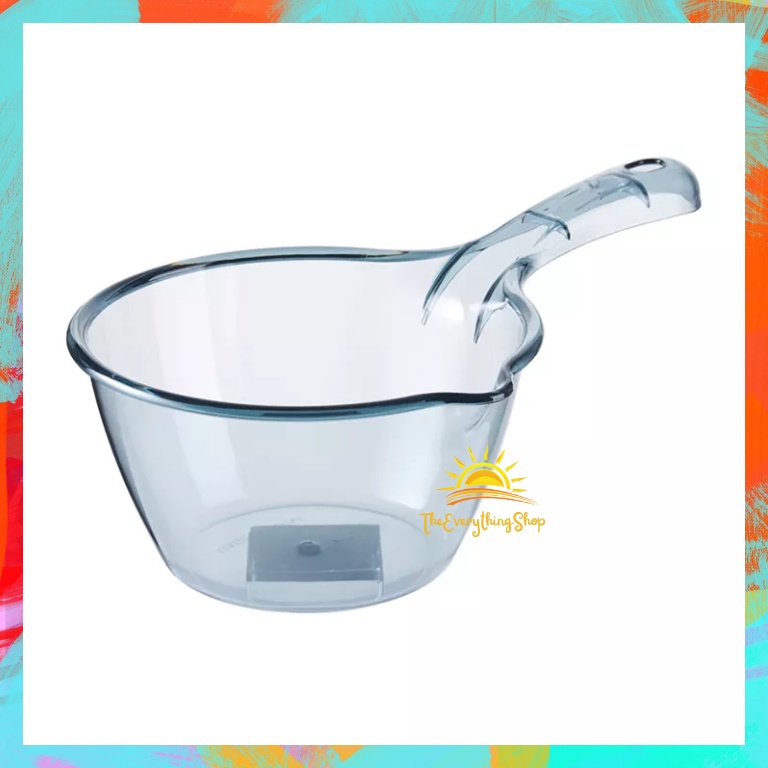 ELEGANT Nordic Water Dipper with Wooden Handle Tabo Scooper Bathroom ...