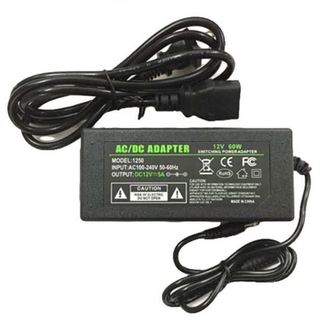 AC / DC 12V 3A / 5A /6A /8A CCTV LED strip PC Monitor Power Supply 5 ...