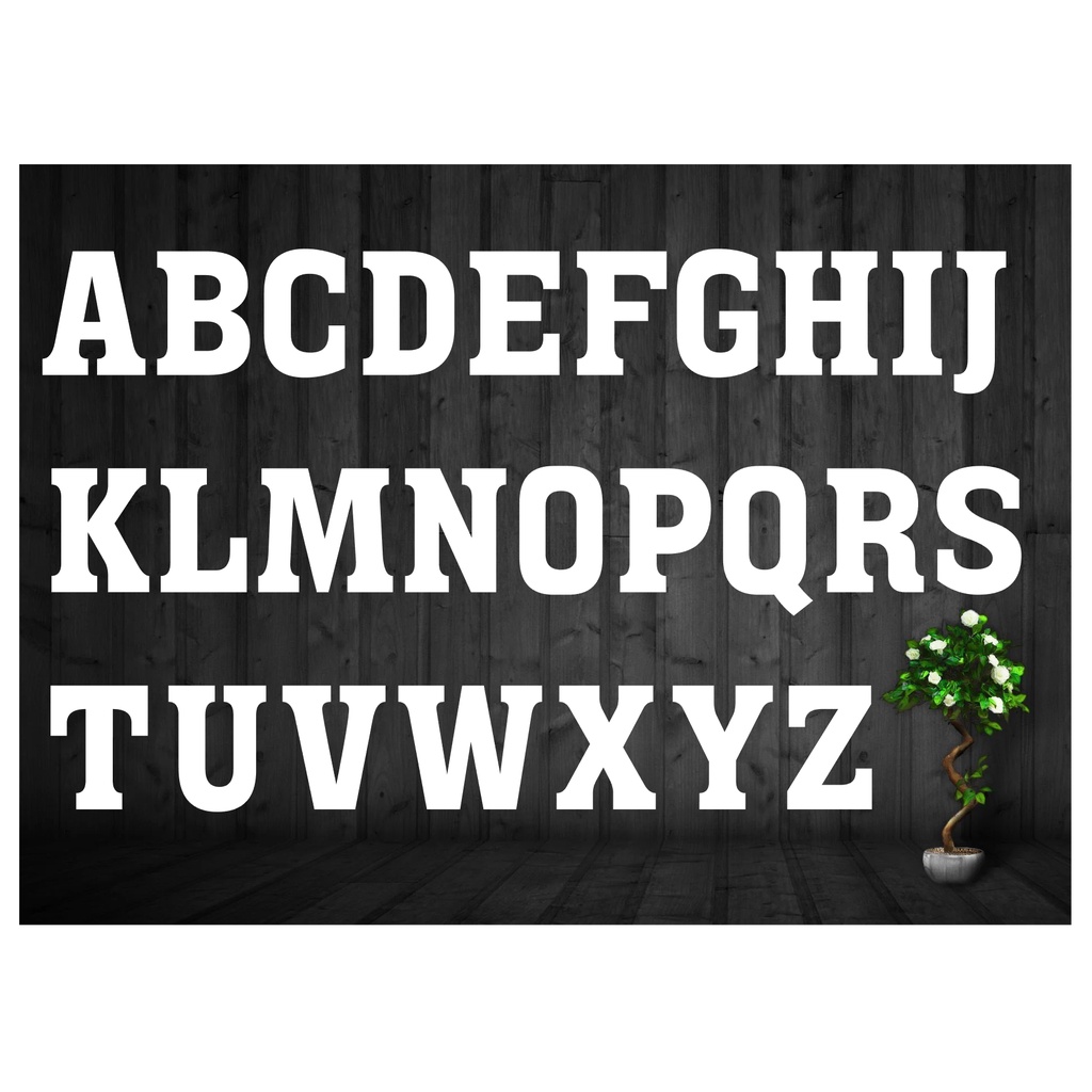 Letter Standee Capital Letters (MDF board- 10 inch) | Shopee Philippines