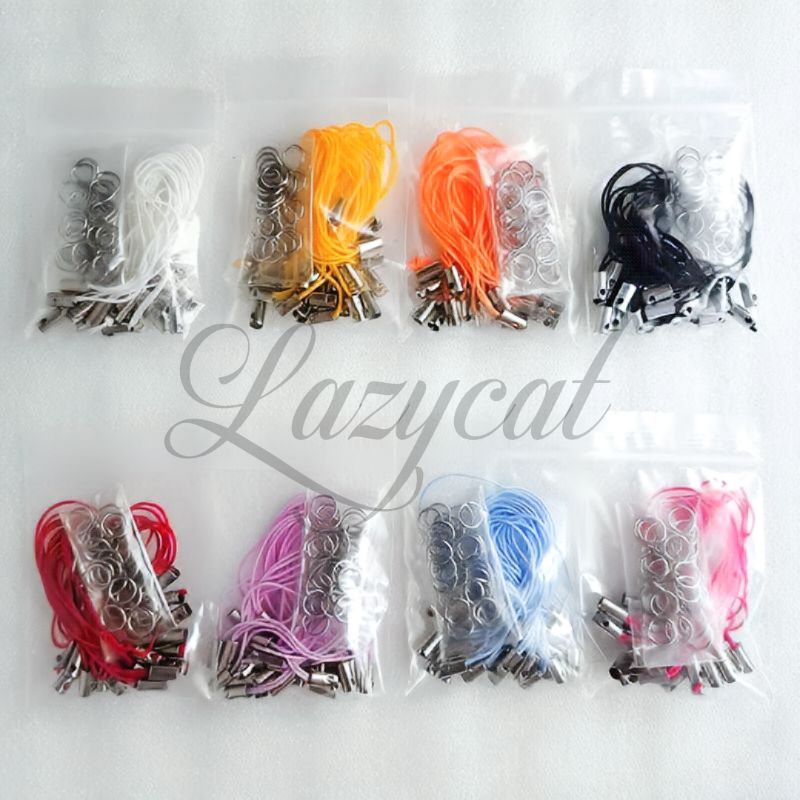25 pcs Lanyard/Lariat/Strap/Cord with Silver Jump Rings for DIY ...
