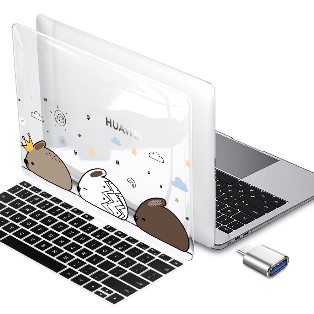 HD Cartoon Case For Huawei MateBook D14 D15 X Pro 2021 2020 MagicBook ...