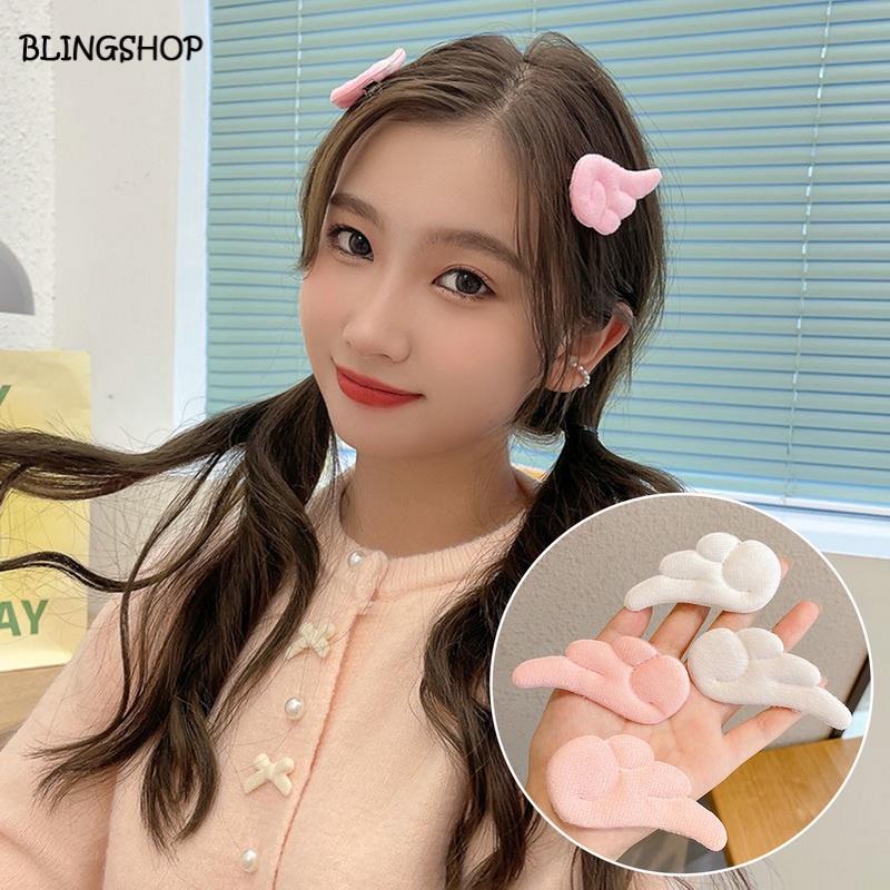 Super Cute Angel Wing Plush Hair Clip Children Girl Hair Clamp ...