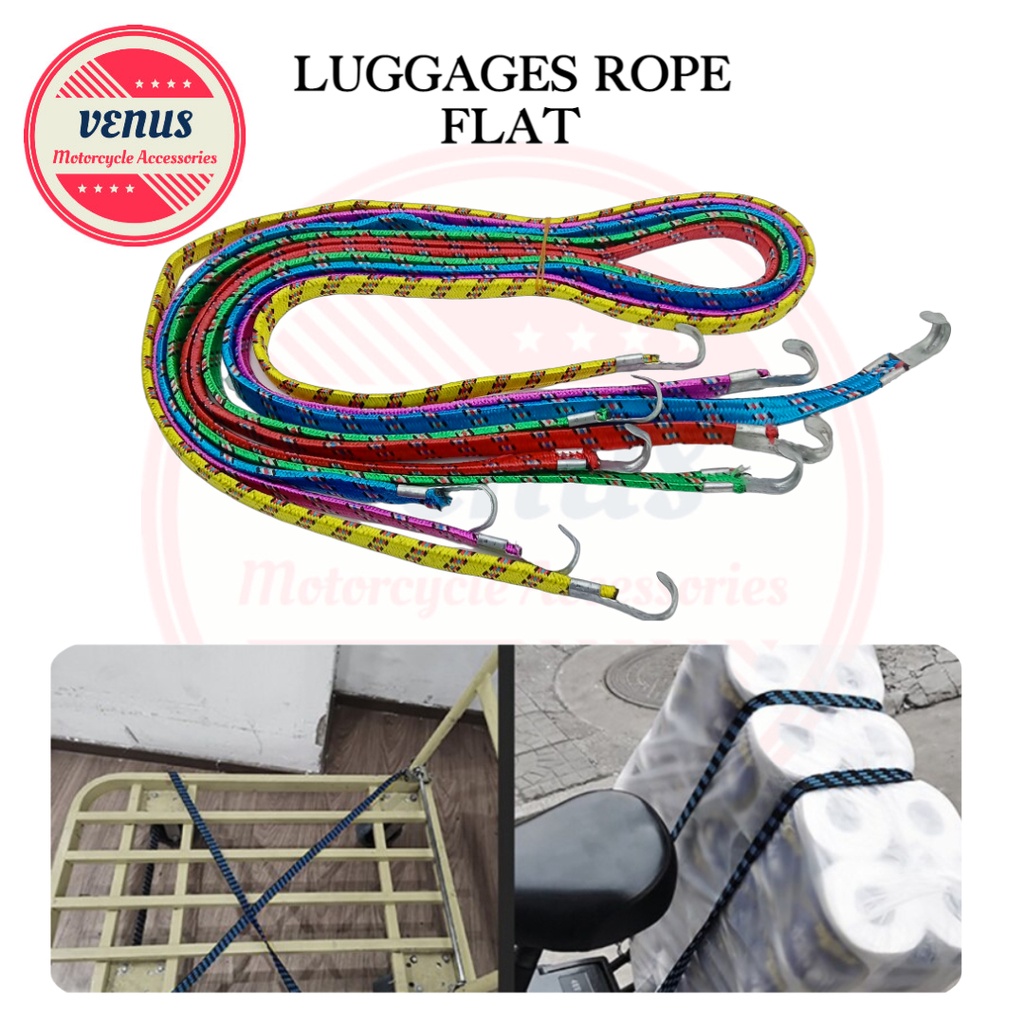 Venus Motorcycle Bundle Rope With Hook Scooter Luggage Rope Shelf ...