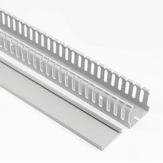PVC Cable Tray 30/50 Open Slot Cable Duct Management Raceway | Shopee ...