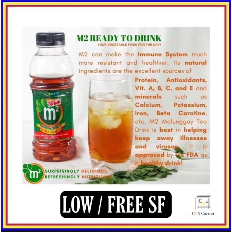 M2 Malunggay Okra Luya Ready to Drink Tea 320ml | Shopee Philippines