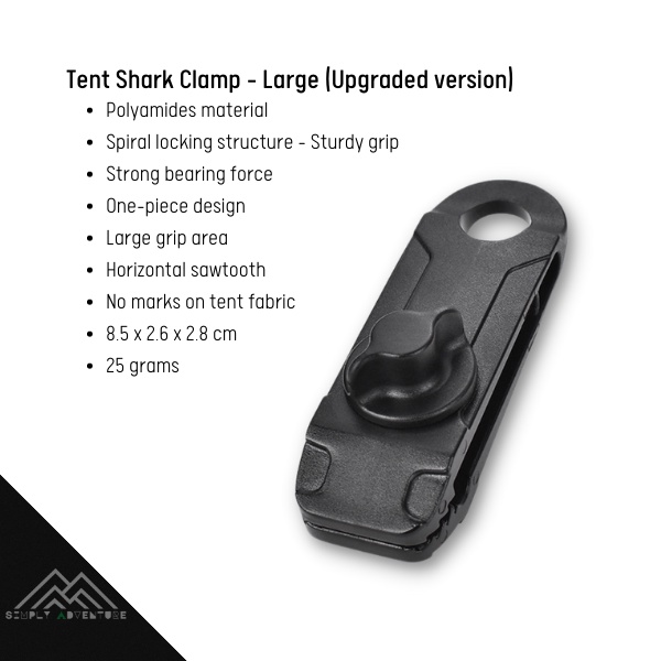 Tent Shark Clamp - Large (Upgraded version) | Shopee Philippines