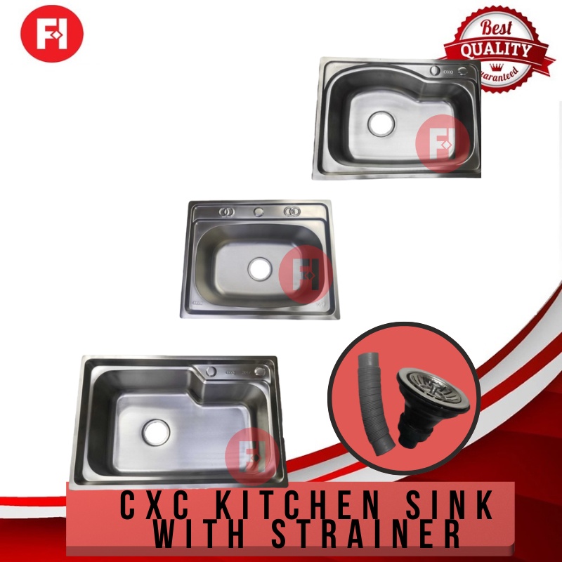 CXC 304 Stainless Steel Single Bowl Kitchen Sink (Lababo) with ...