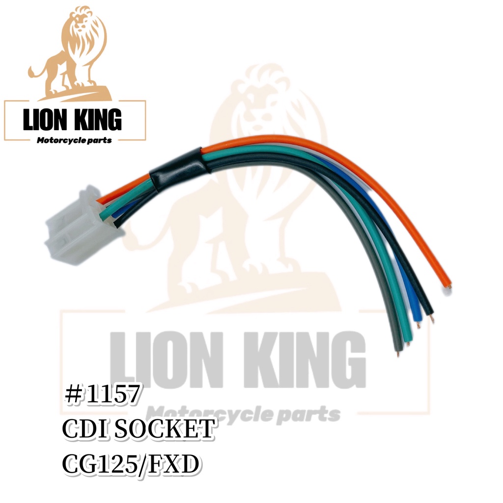 Motorcycle CDI Socket FEMALE SOCKET 6WIRES 5WIRES 4WIRES GY6-125/WY ...