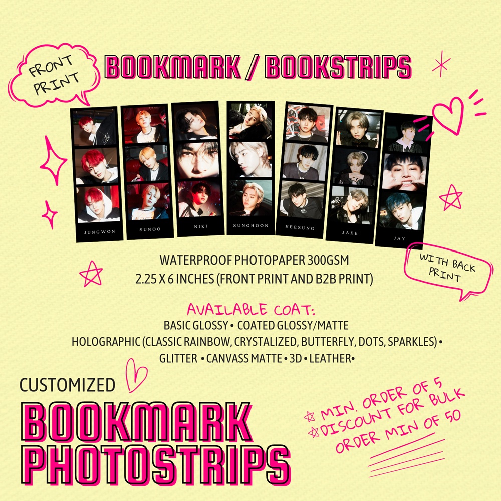 CUSTOMIZED BOOKMARK/PHOTOSTRIPS | Shopee Philippines