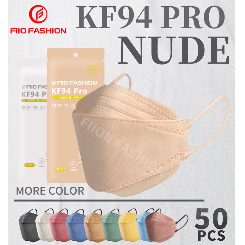 FIIO FASHION 10PCS KF94 Original facemask Korean Style 4Layer ...