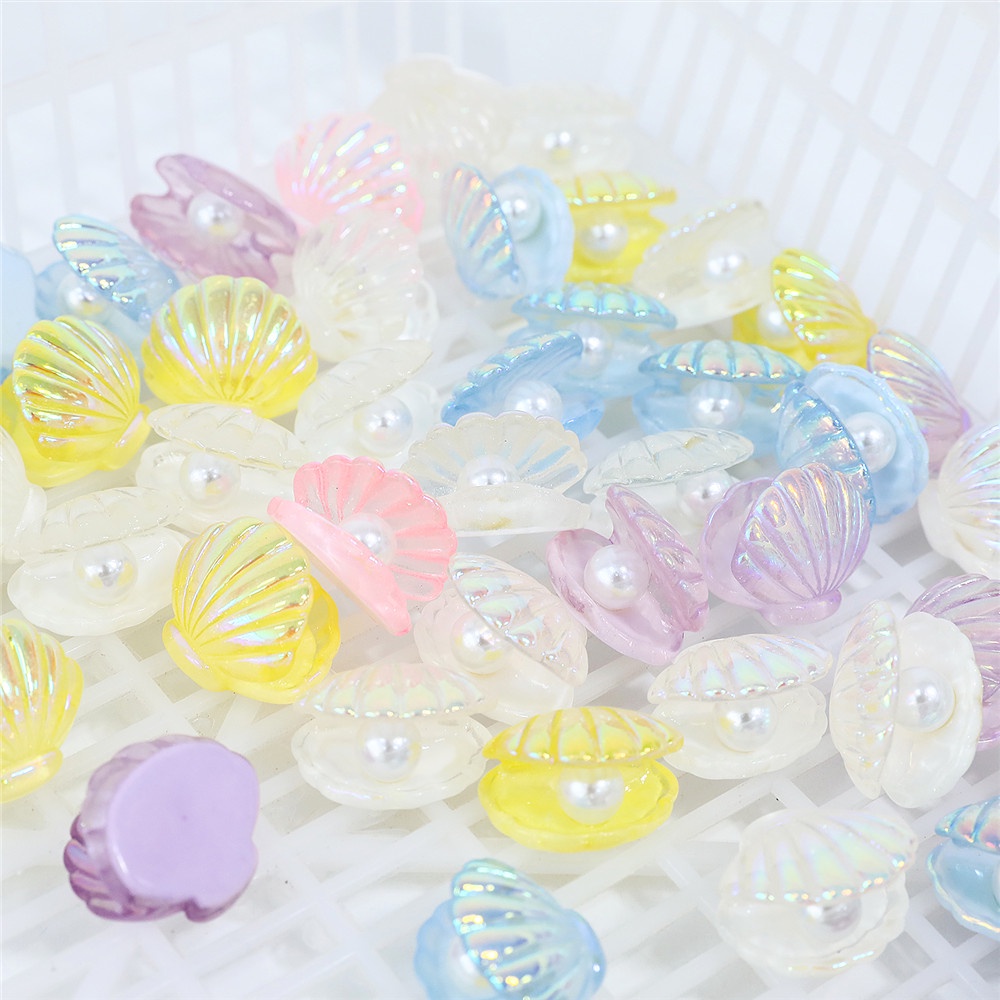Fashion Pearl Jibbits for design Pin Shell Shoe Charms Mermaid Jibitz ...