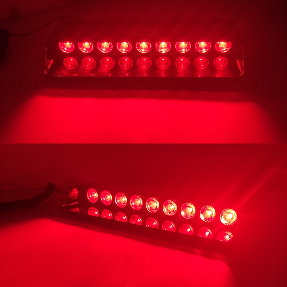 Car Led Emergency Strobe Light LED High Power Flash Warning Light Red ...