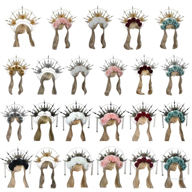 Crazy Lolita Crown DIY Material SunGoddess Baroque Vintage Headpiece ...