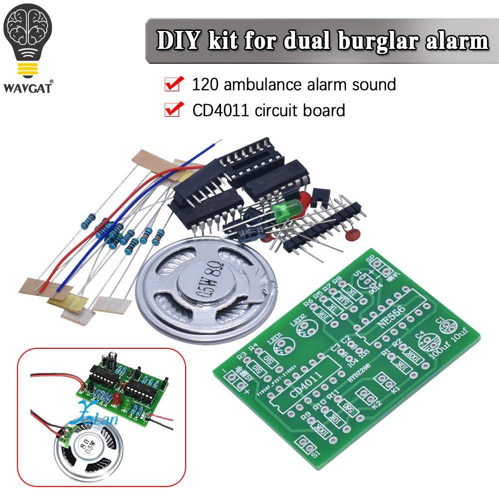 Dual way burglar alarm kit 120 ambulance alarm sound student principle ...