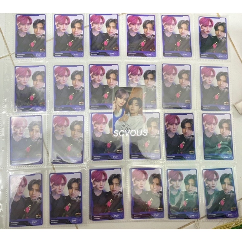 Pc photocard fc fanclub tc oddinary circus MINSUNG ready INA tc trading card unit skz stray kids ...