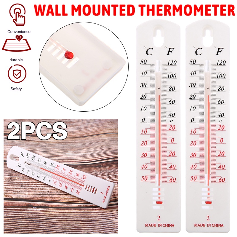 Wall Hang Thermometer Indoor Outdoor Thermometer Garden Greenhouse ...