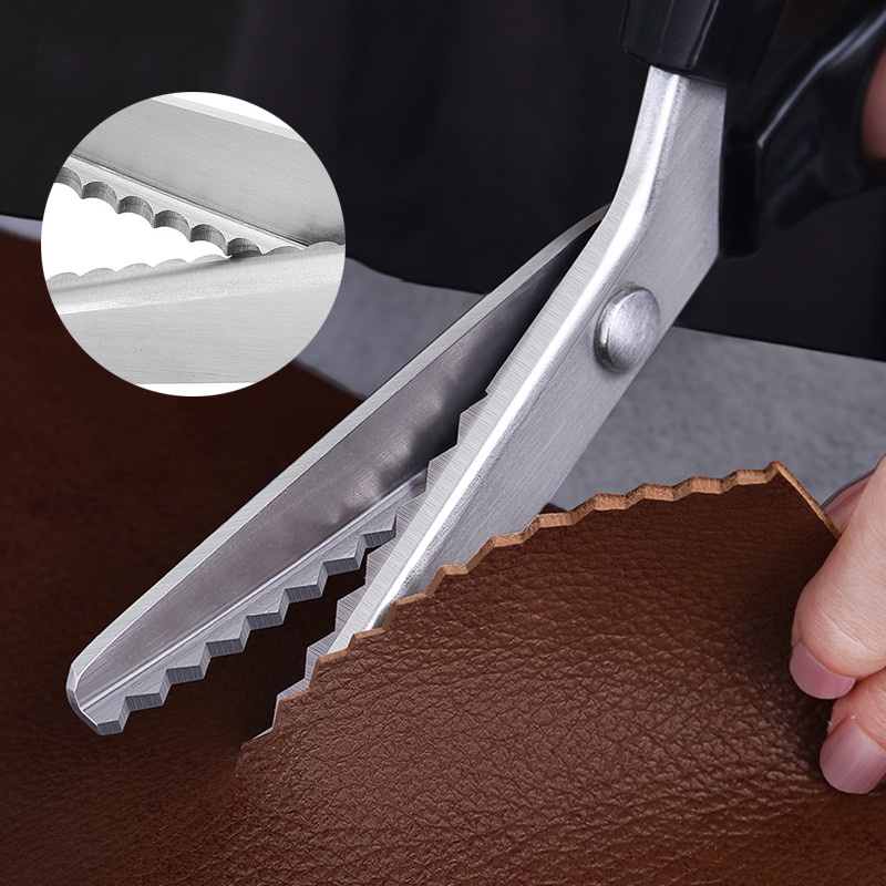 Sewing scissors Zig Zag Dressmaking Shear DIY Tool Pinking Scissor ...