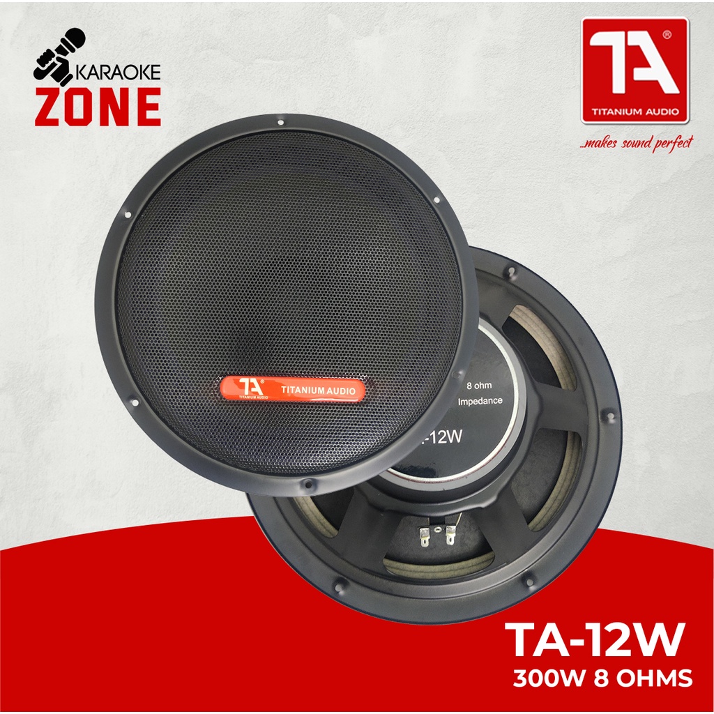 Titanium Audio TA 12W / 12 inch / 300W / Woofer Speaker / Titanium ...