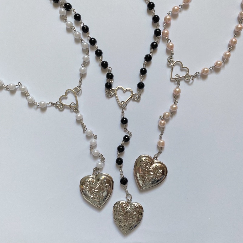 coquette locket necklace • pixigems | Shopee Philippines