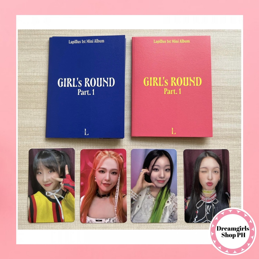 LAPILLUS 1st Mini Album GIRL's ROUND Part. 1 Tingi PC Photocards | Shopee Philippines