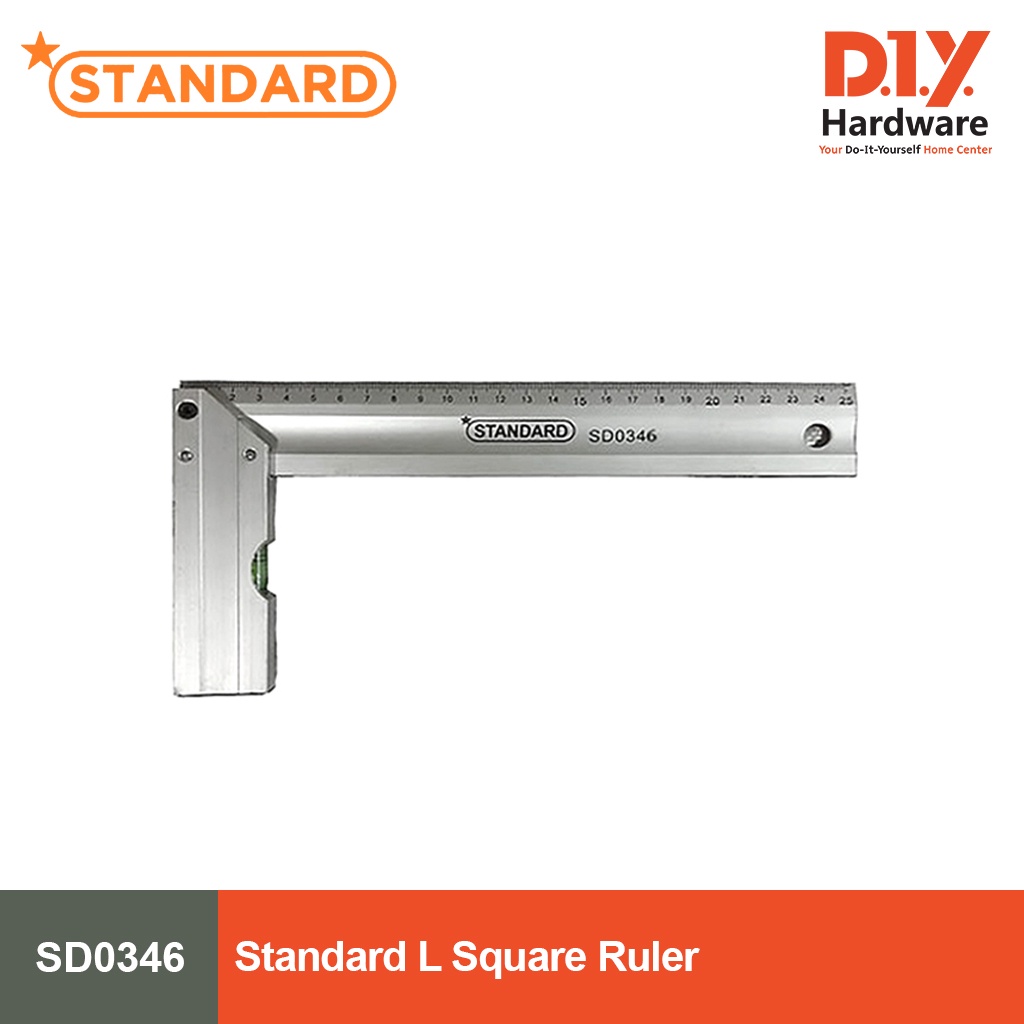 Standard L Square Ruler SD0346 | Shopee Philippines