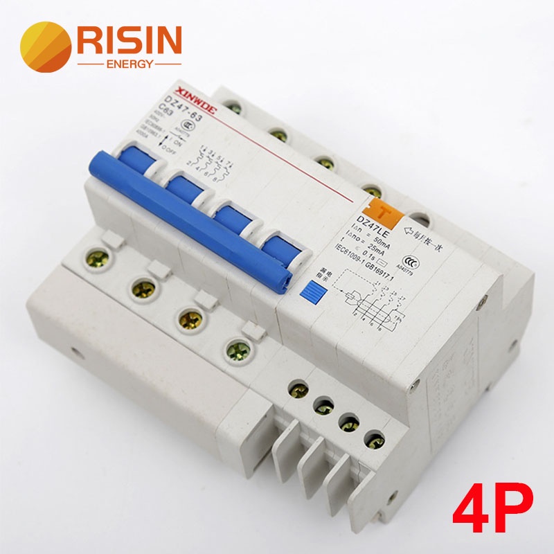 Risin Elcb Mcb Mini Earth Leakage Circuit Breaker Mccb Rccb Rcd Rcbo 1P 2P 3P 4P | Shopee ...