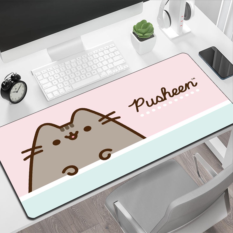 Large Mouse Pad Gaming Pusheens Gamer Keyboard Desk Mat Pc Accessories ...