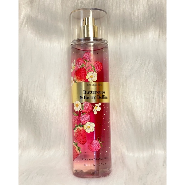 Bath & Body Works Fine Fragrance Mist Buttercups & Berry Bellini ...