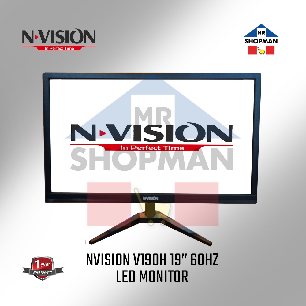 Nvision 19" V190H | N190HD v3 | N190V8 1440x900 60 Hz Monitor | Shopee ...