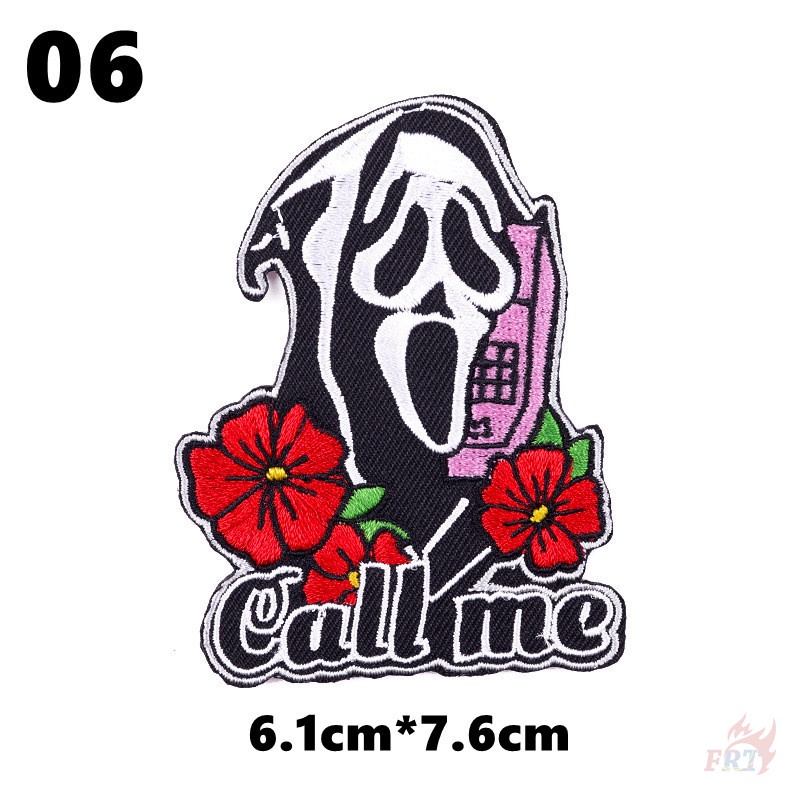 ☸ What's Your Favorite Scary Movie？Iron-on Patch ☸ 1Pc Scream Jaws ...