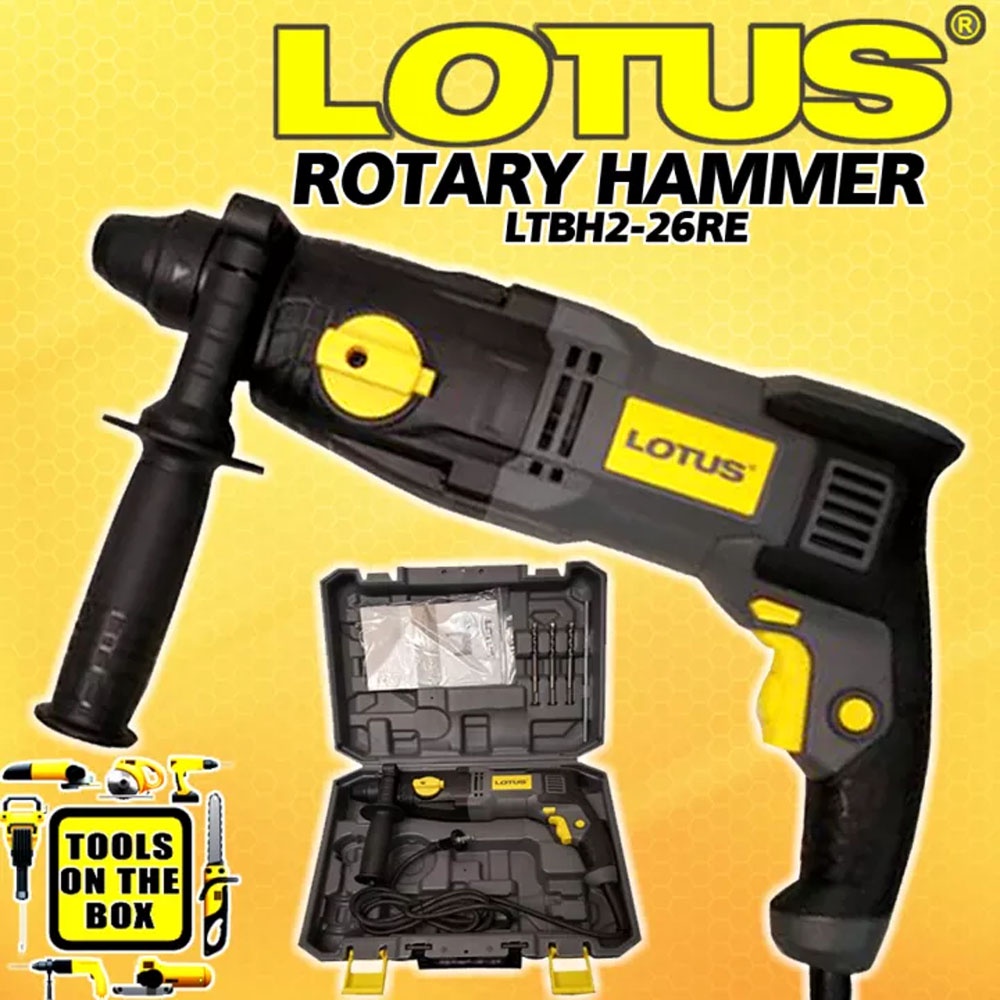 Lotus Rotary Hammer with Chipping Heavy Duty | Shopee Philippines