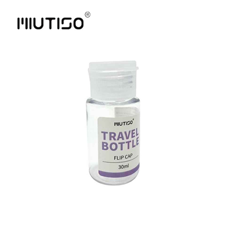 Miutiso Flip Cap Bottle 30ml/50ml/80ml/100ml Clear Empty Plastic Mini ...