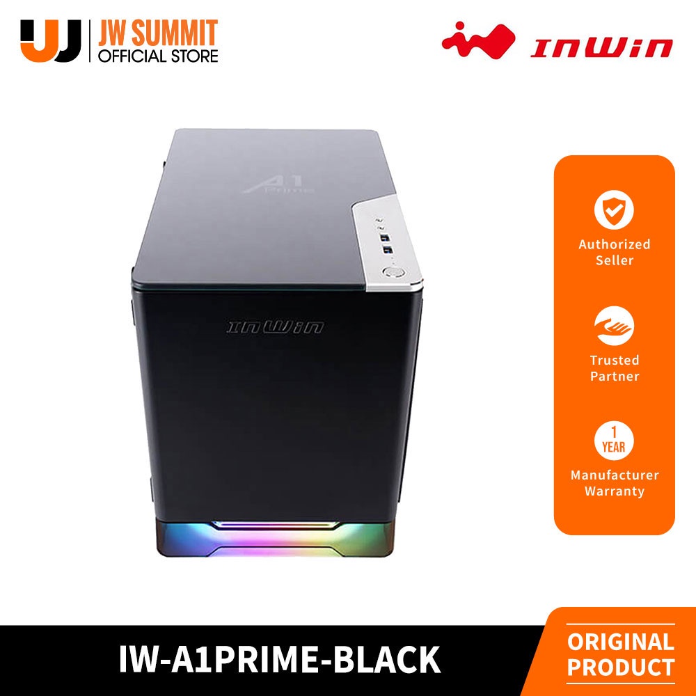 InWin A1 Prime Mini-ITX with 750W Gold PSU Gaming Desktop Case Black ...
