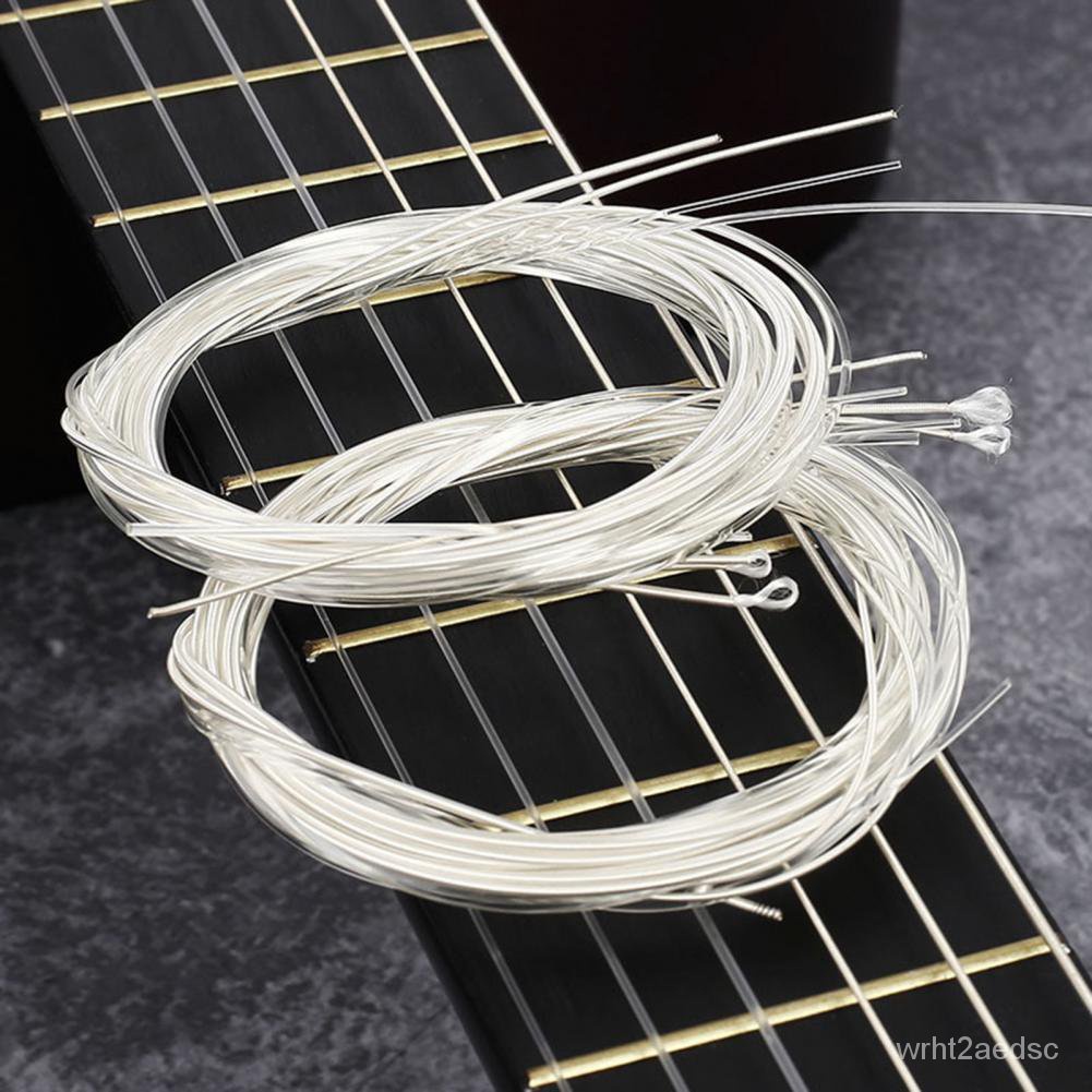 6Pcs Durable Nylon Guitar String Anti-break Flexibility Metal Soft ...