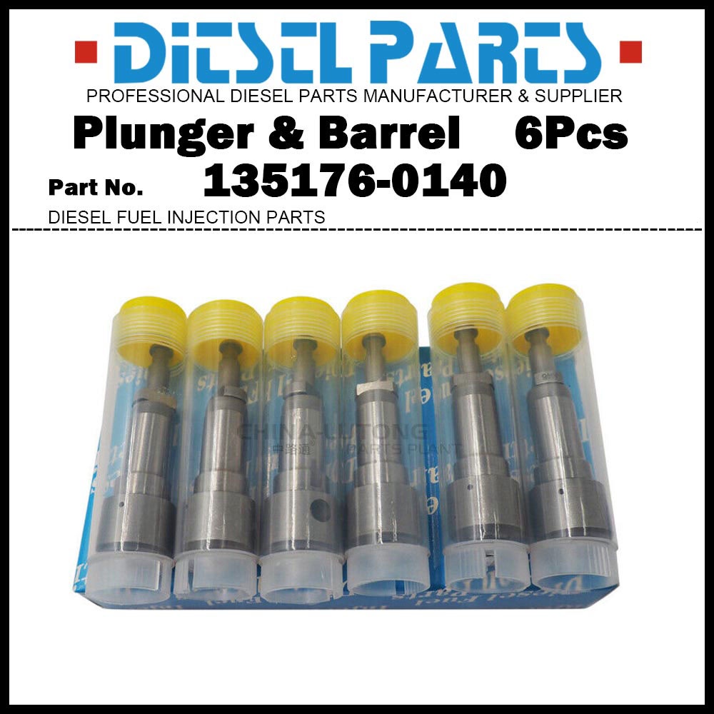 6Pcs Plunger and Barrel Assembly M4 M.4 129108-51100 135176-0140 for ...