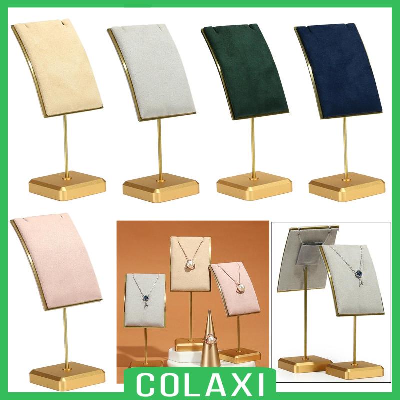[Colaxi] Jewelry Display Stand, Classic Soft Mat tray for Necklace ...
