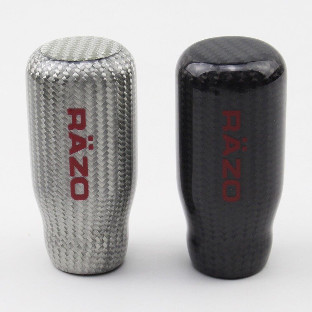 HYS Universal RAZO Racing Carbon Fiber Shift Knob Gear Shifter Knob ...