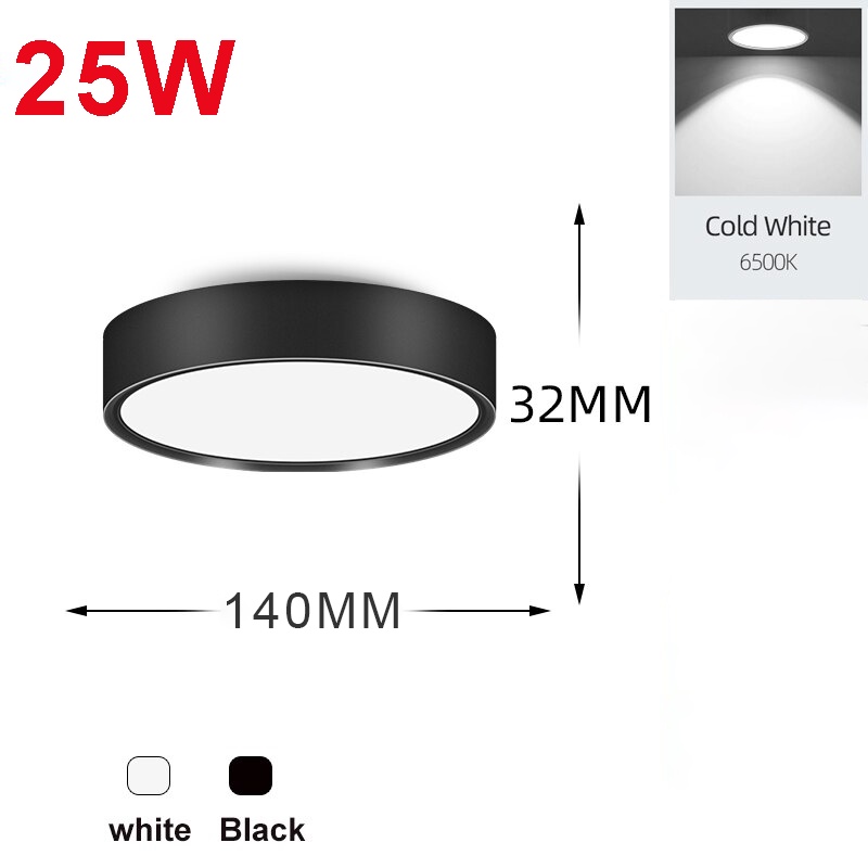 O'uncoo Pin light Surface Mounted Led Ceiling Light 3W 5W 10W 15W 25W ...