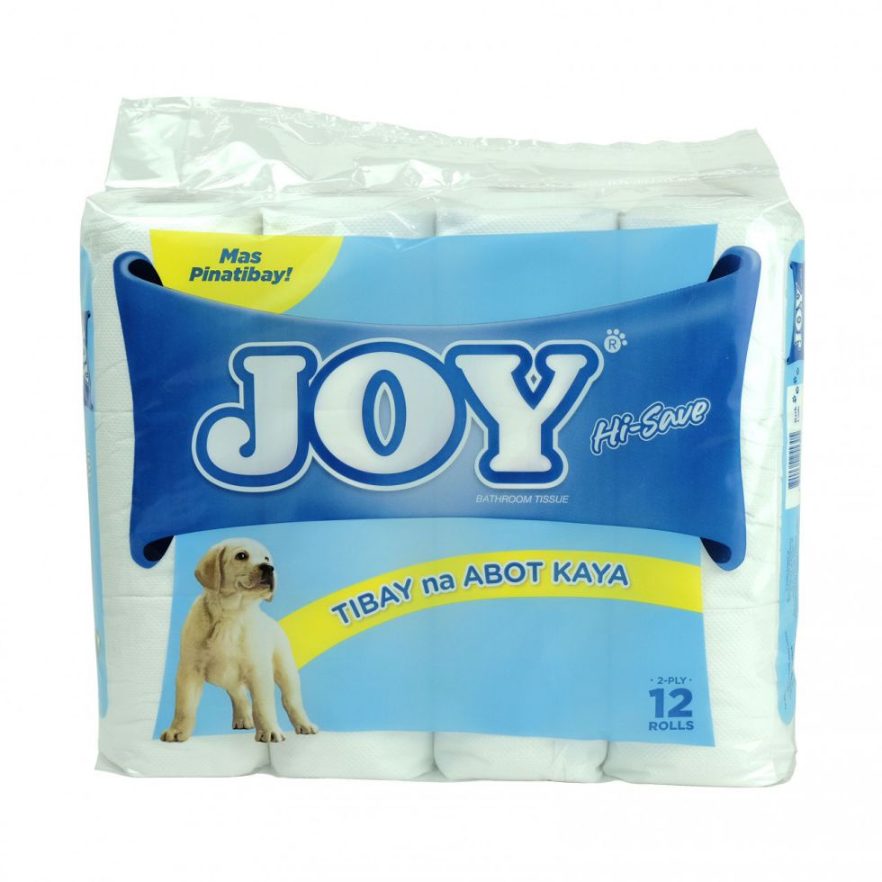 Joy Bathroom Tissue 2 Ply Roll 12 Rolls | Shopee Philippines