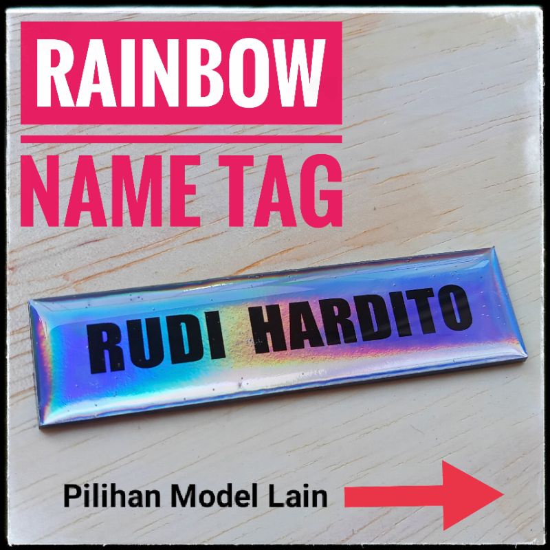 Rainbow Model Name Tag, Rainbow Safety Pins & Magnets | Shopee Philippines