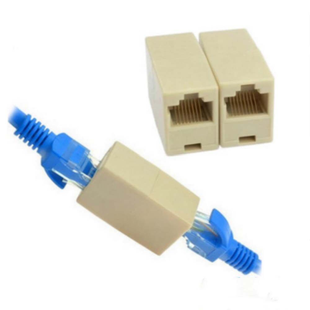 50 pcs Rj45 Coupler Female To Female Ethernet Network Cable LAN ...