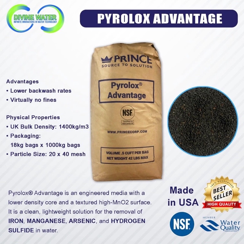 Pyrolox (Advantage) | Manganese and Iron Removal Media | Shopee Philippines