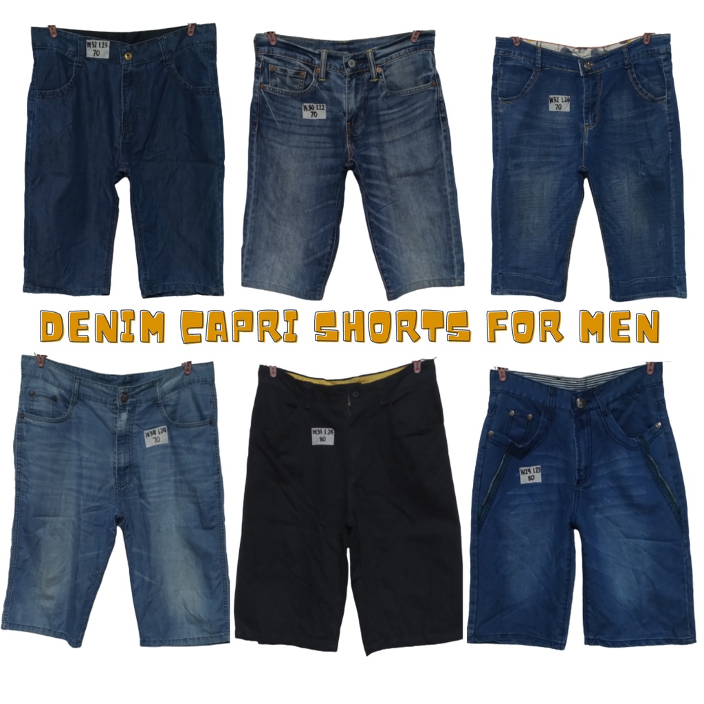 Preloved Maong Shorts for Men Batch1 | Shopee Philippines