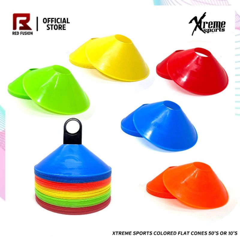 Xtreme Sports Colored Flat Cones 50's Or 10's | Shopee Philippines