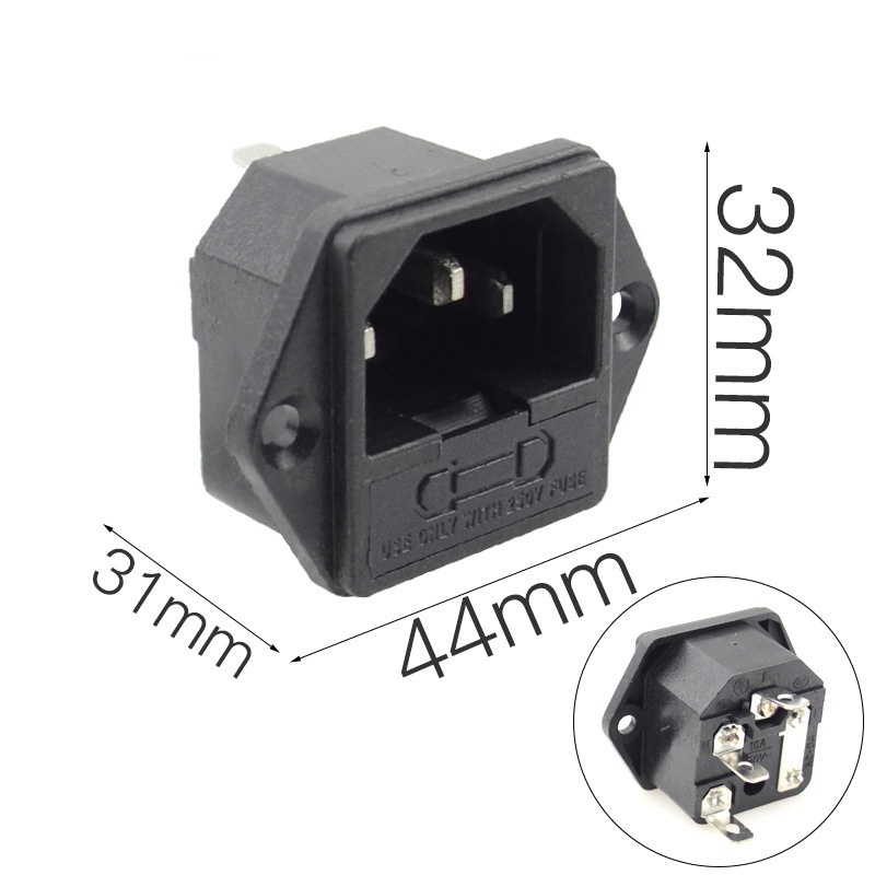 AC power socket pin socket connector | Shopee Philippines