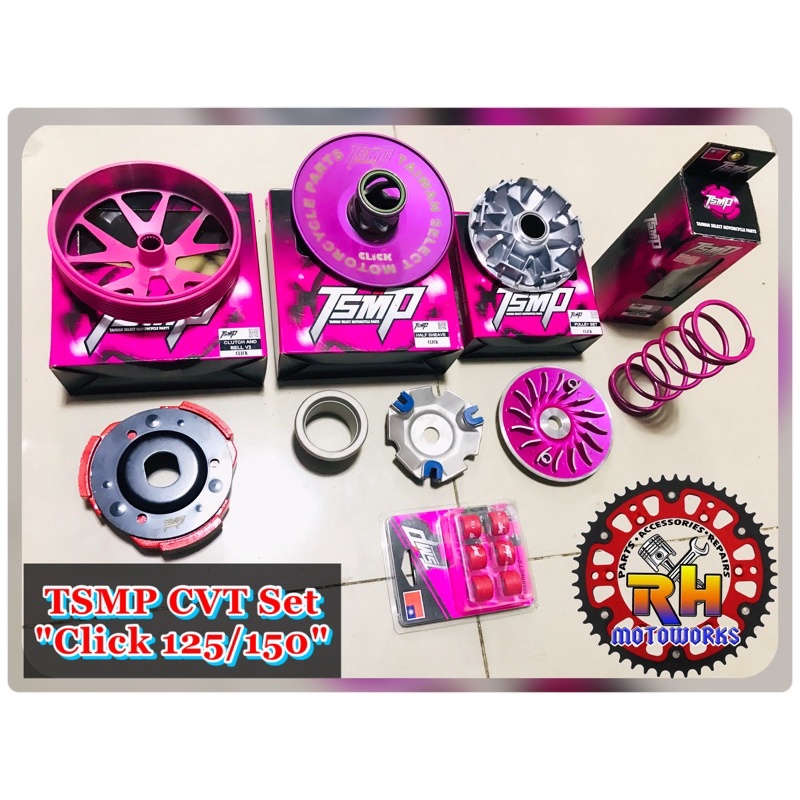TSMP CVT SET for Click 125/150 (with Half Sheave) | Shopee Philippines
