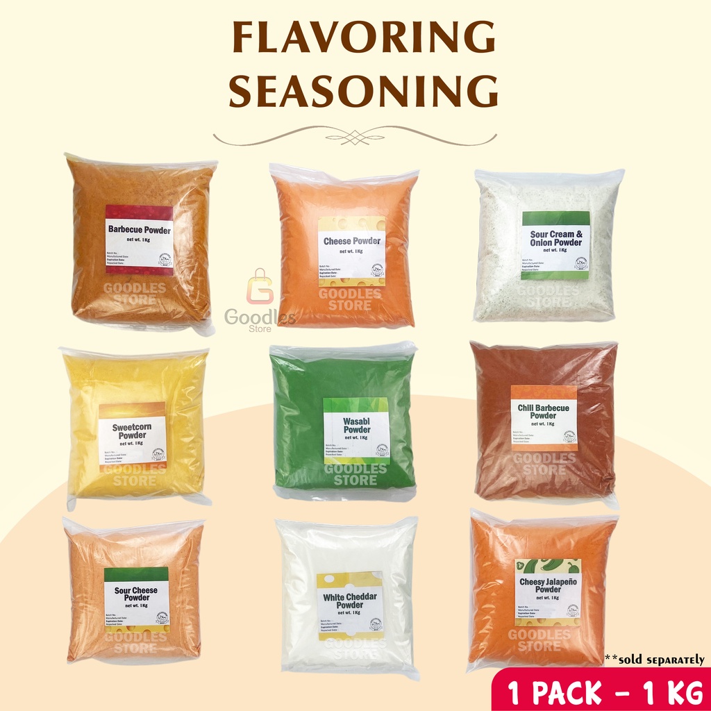 SAME DAY DELIVERY GRAB 1 Kilogram PotCor Flavorings for Fries, Popcorn ...